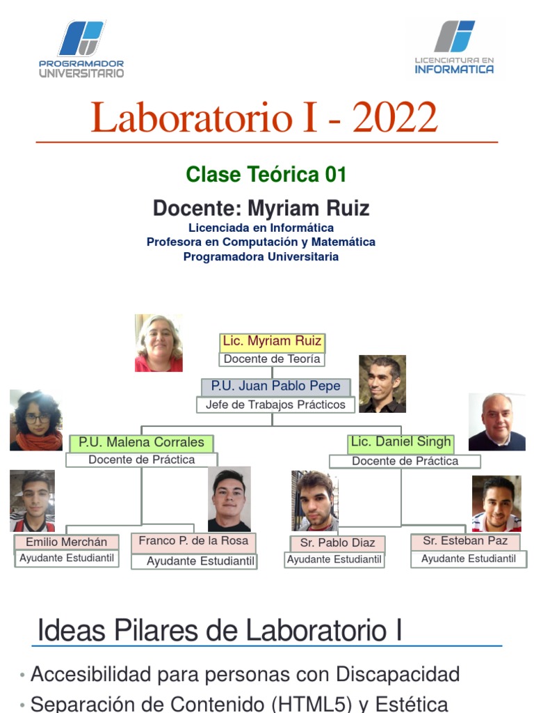 Clase 01 - Laboratorio I 2022 | PDF | HTML | Red mundial