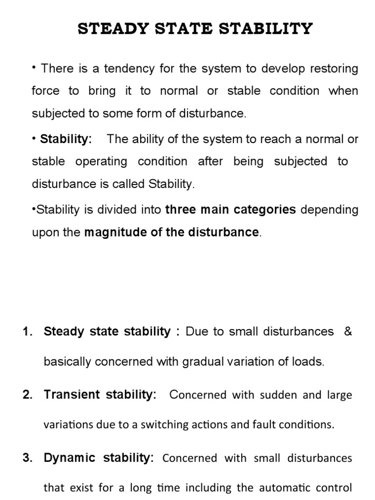 Stability | PDF | Science & Mathematics | Technology & Engineering