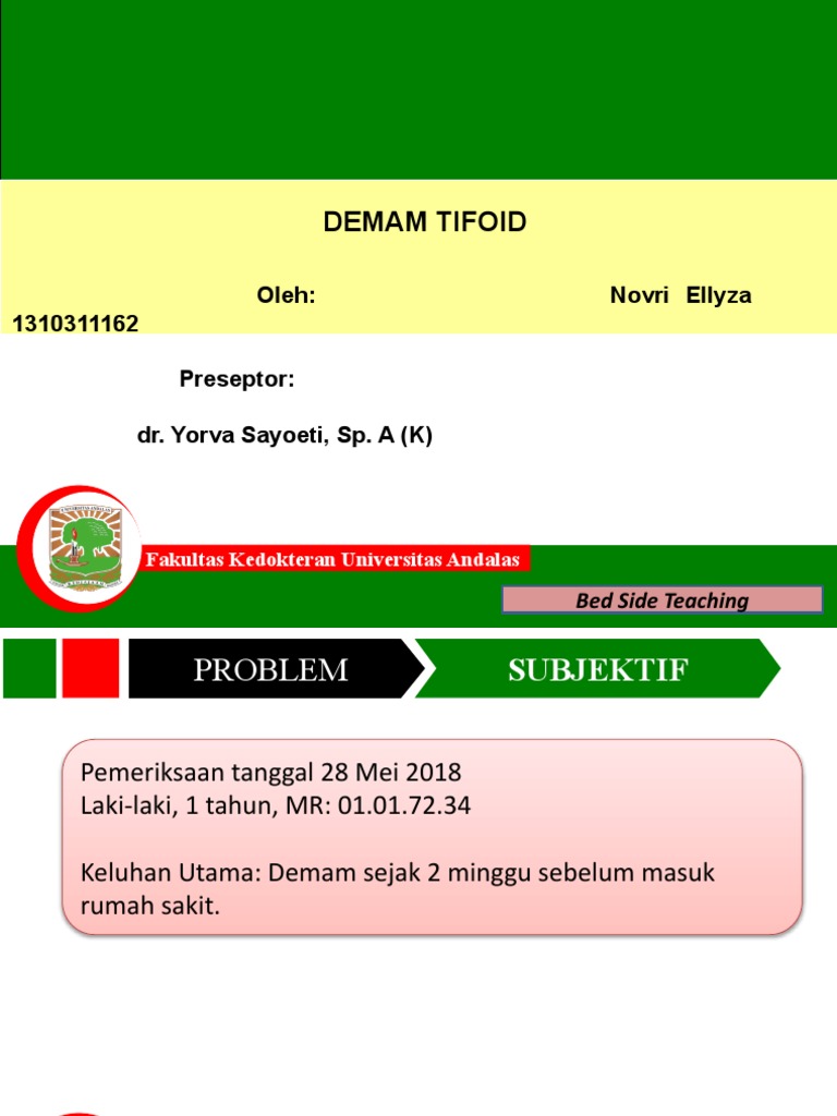 BST Demam Tifoid | PDF