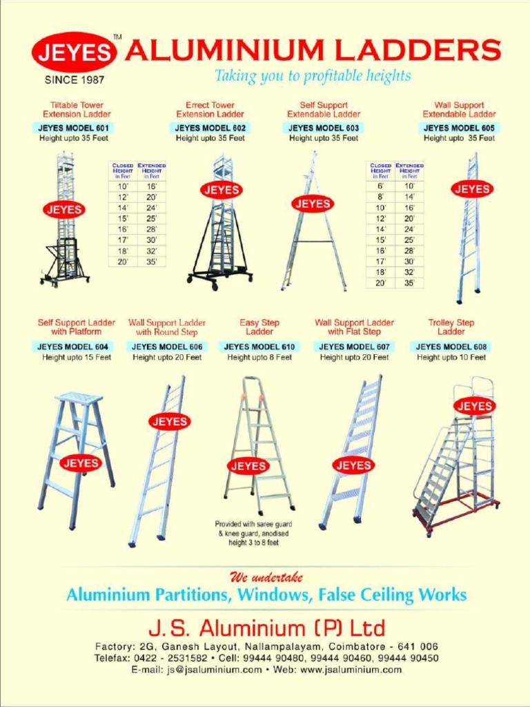JEYES Ladder Catalogue | PDF