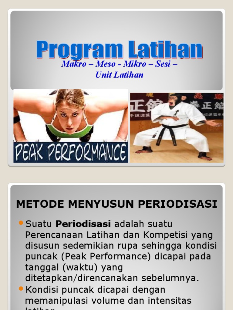 Materi Program Latihan | PDF