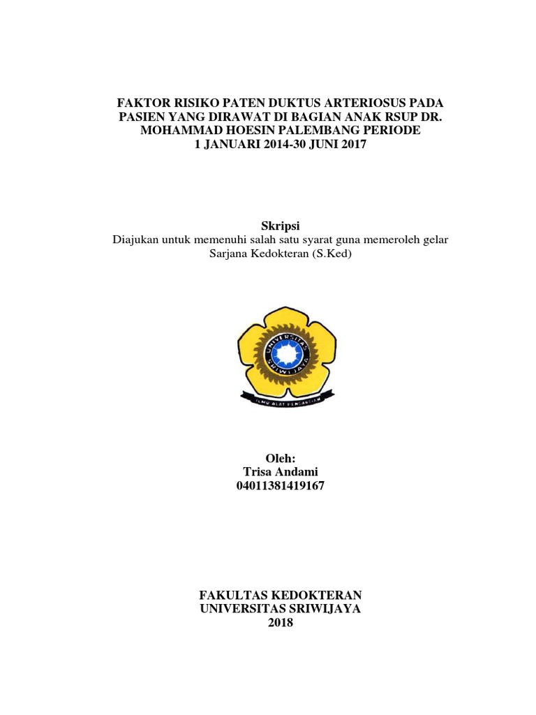 Risiko Paten Duktus Arteriosus pada Anak | PDF | Pengembangan Diri ...