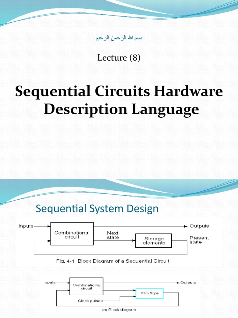 Sequential Circuits Hardware Description Language: Lecture | PDF ...
