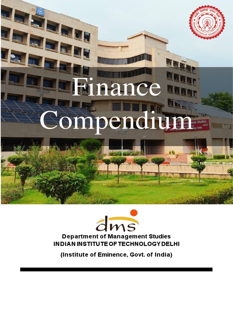 Finance Compendium | PDF | Financial Markets | Income Statement