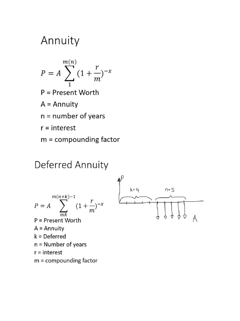 Annuity Caltech-1 | PDF