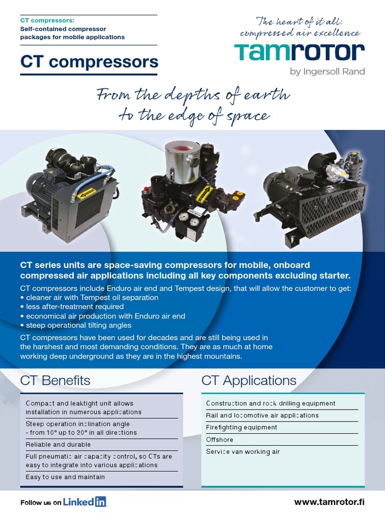 From The Depths of Earth To The Edge of Space: CT Compressors | PDF ...