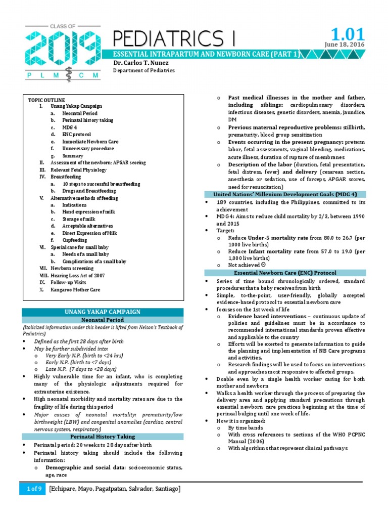 Essential Intrapartum & Newborn Care Guide | PDF | Breastfeeding | Breast Milk