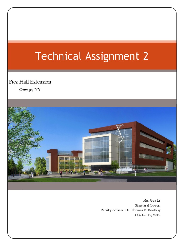 Technical Assignment 2 | PDF | Beam (Structure) | Concrete