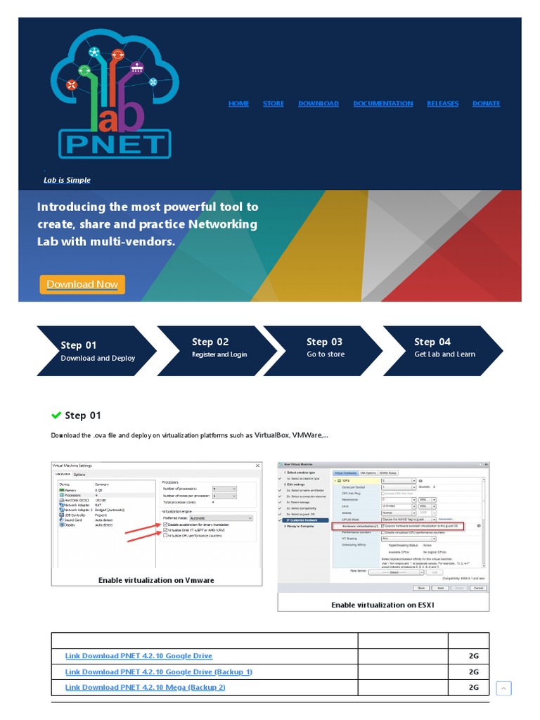 PNETLab - Lab Is Simple - Guide | PDF | Internet | Virtualization