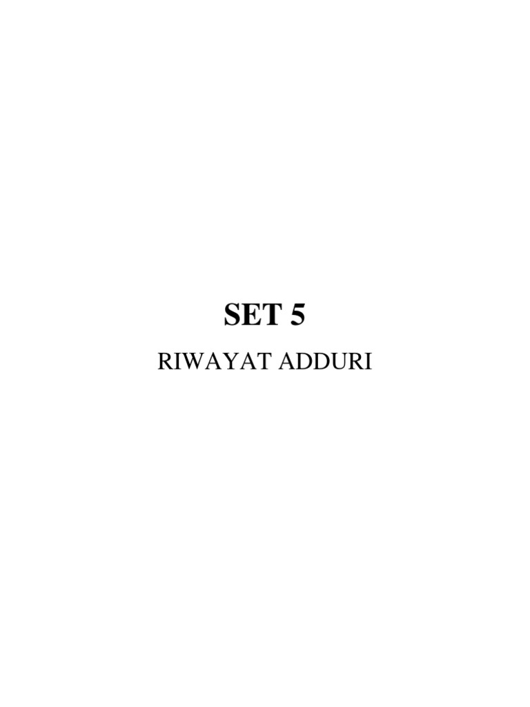 2021 - Set 5 Adduri | PDF