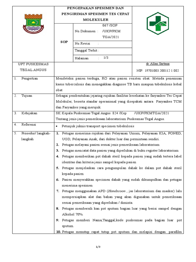 8.1.2.1sop Pengepakan Dan Pengiriman TCM | PDF