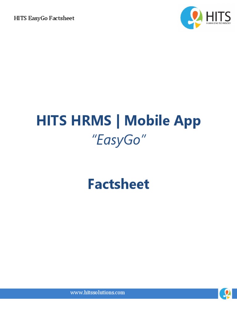 HITS EasyGo Mobile App Overview | PDF | Mobile App | Human Resource ...