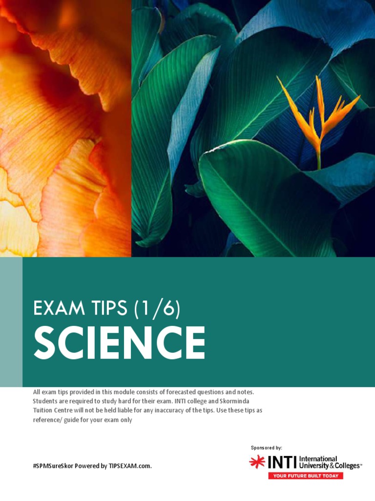 Exam Tips Science | Download Free PDF | Blood Pressure | Environmental ...