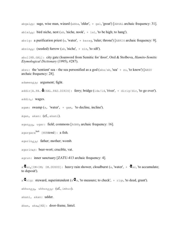 SUMERIAN | PDF | Nature