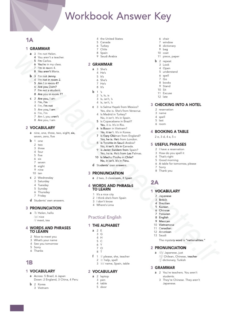 American Key | PDF | Food And Drink | Linguistics