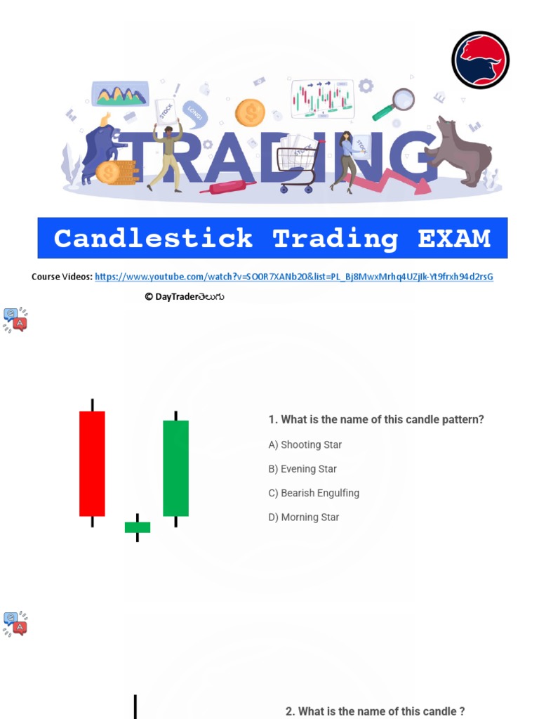 Candlestick Trading Exam Guide | PDF | Market Trend | Microeconomics