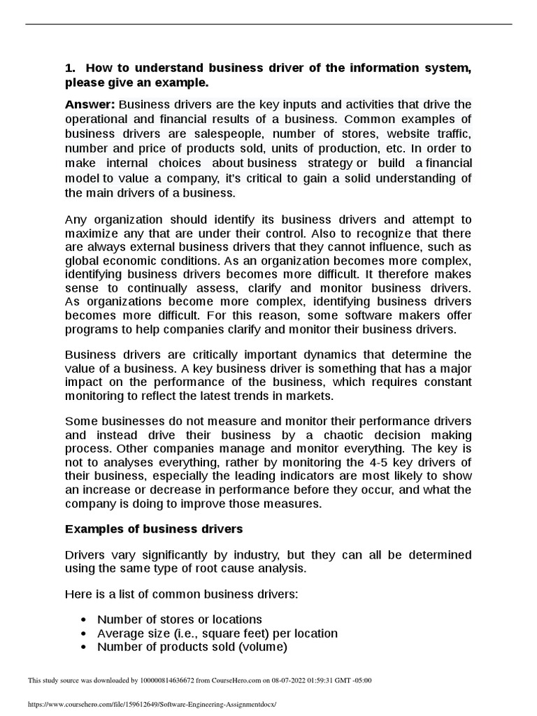 Software Engineering Assignment | PDF | Computer Programming | Engineering