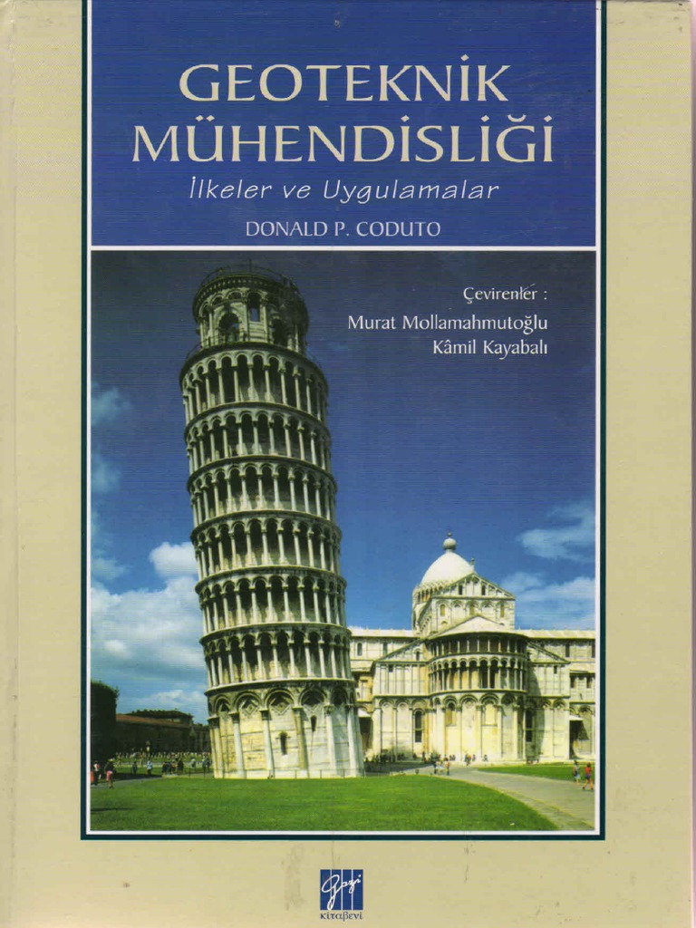 Donald P. Coduto - Geoteknik Mühendisliğinde Uygulamalar Ve Giriş | PDF