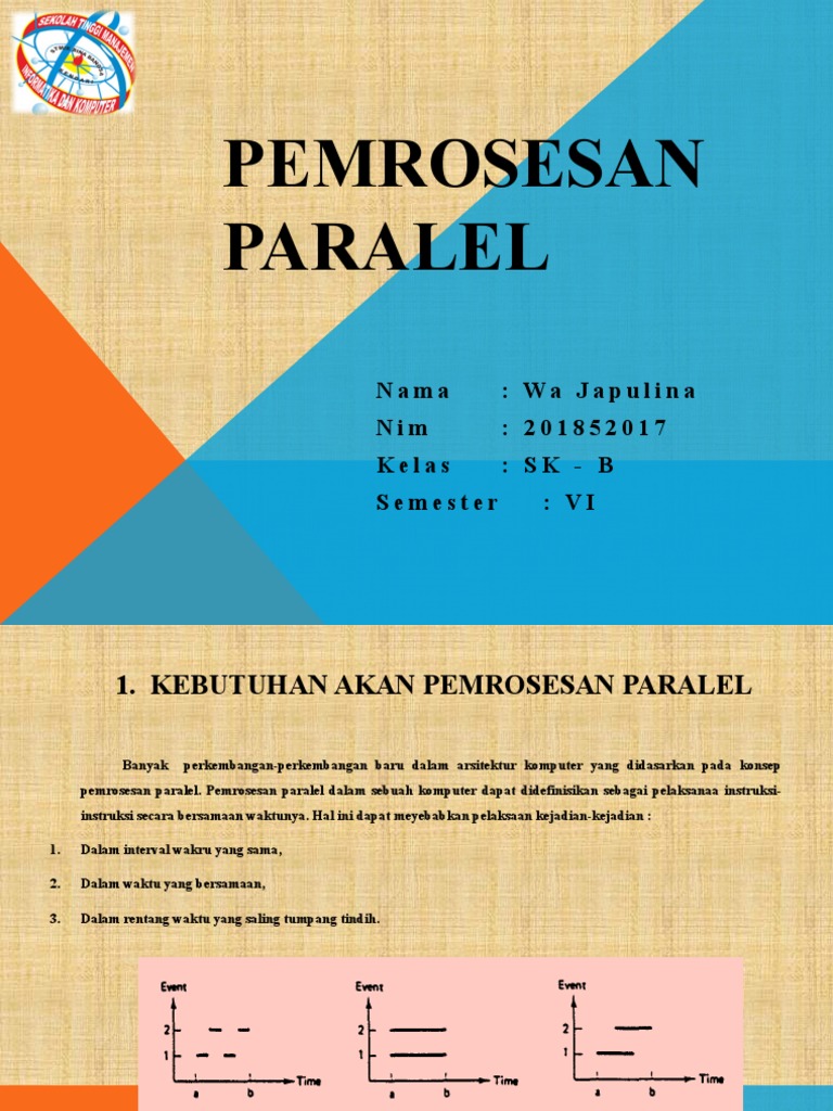 Tugas PPT Pemrosesan Paralel | PDF | Komputer