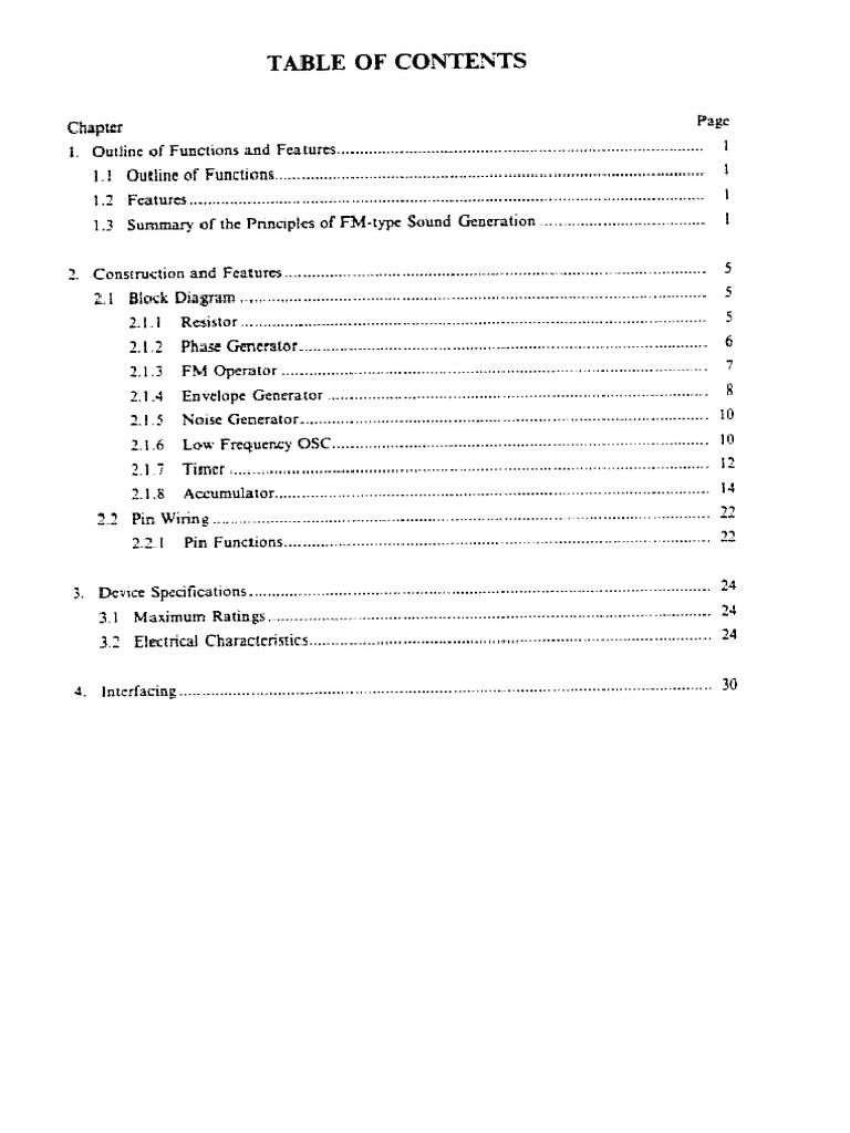 Ym2151 Synthesis | PDF