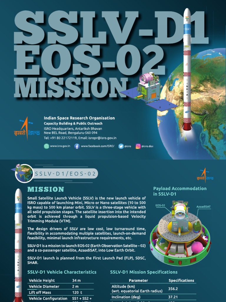 Sslvd1-Eos2 - Mission Brochure | PDF