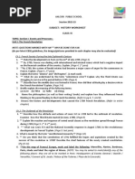 French Revolution Map Worksheet for Class 9 | PDF