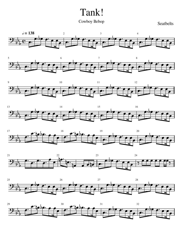 Tank!: Cowboy Bebop | PDF | Musical Groups | American Styles Of Music