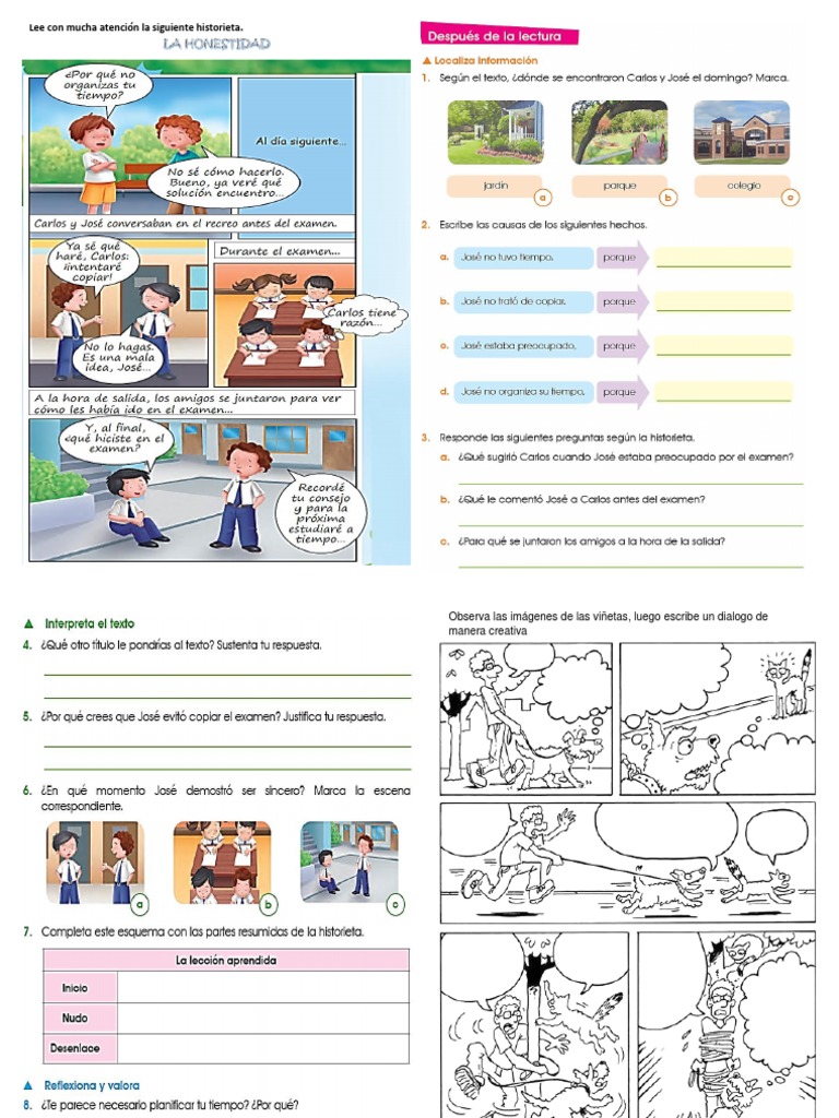 Leemos Una Historieta Pdf