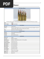 Sako M23 | PDF | Ballistics | Rifle