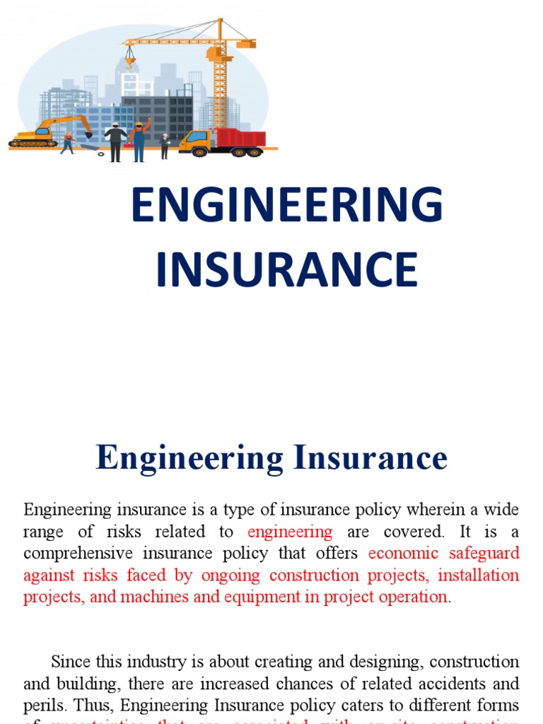 Engineering Insurance | PDF | Insurance | Boiler
