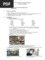 Explicit Teaching Lesson Plan in English | PDF | Verb | Lesson Plan