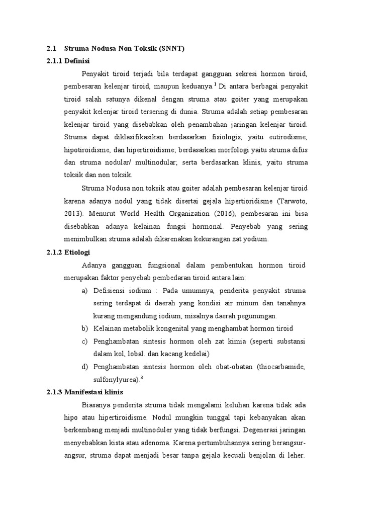 Struma Nodusa Non Toksik | PDF | Sains & Matematika
