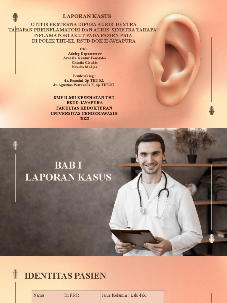 Tugas Laporan Kasus Otitis Eksterna | PDF