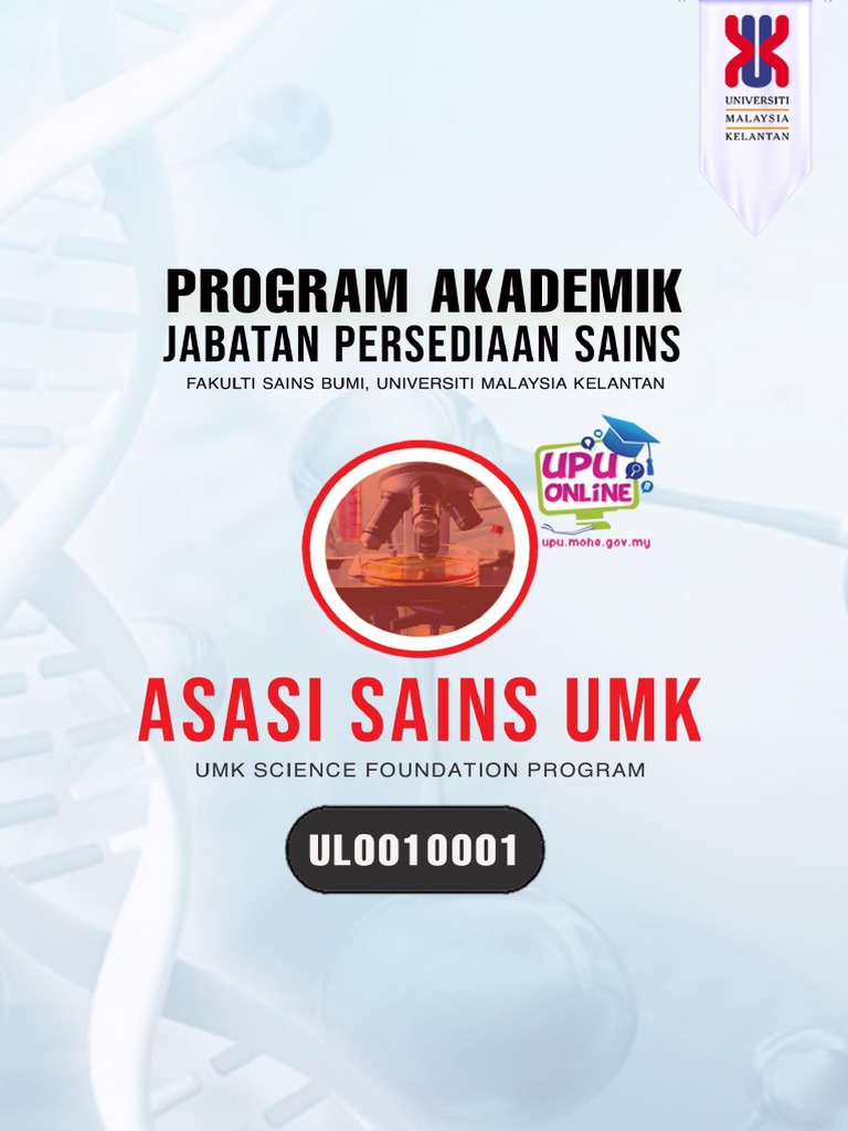 Asasi Sains UMK 2021 | PDF
