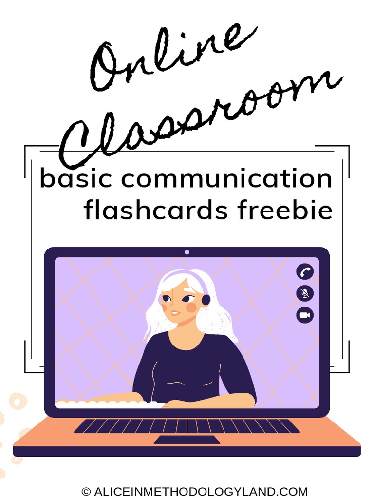 Online Classroom Basic Communication Flashcards Freebie | PDF | Social ...