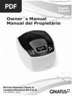 Manual de Usuario Elmasonic Easy | PDF | Ultrasonido | Quemar