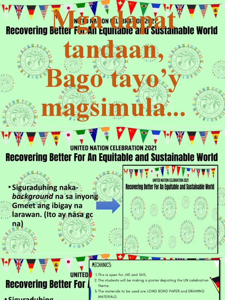 Mga Dapat Tandaan | PDF