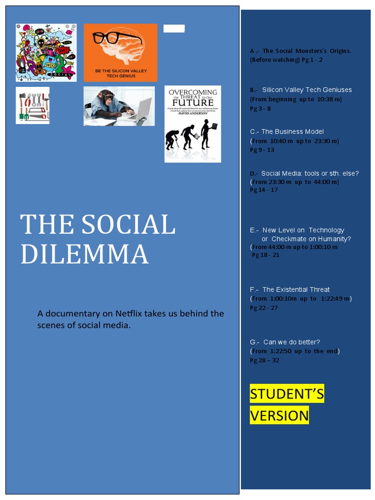 Student's Guide - The Social Dilemma - Study Guide | PDF | Ellipsis