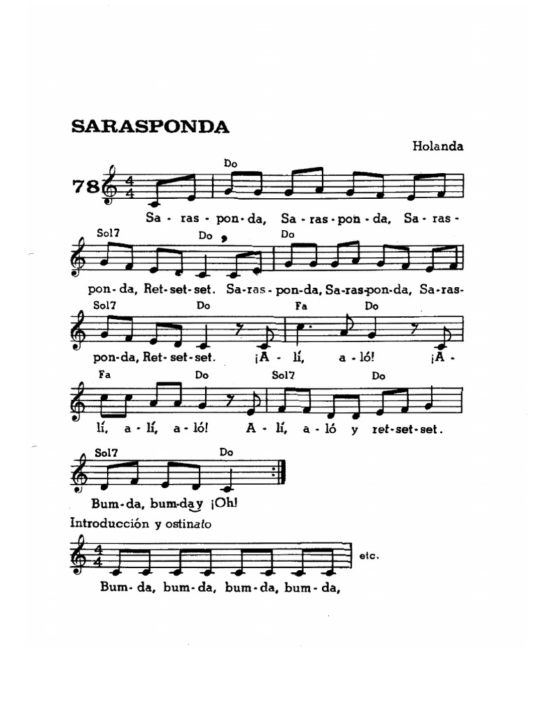 Sarasponda | PDF