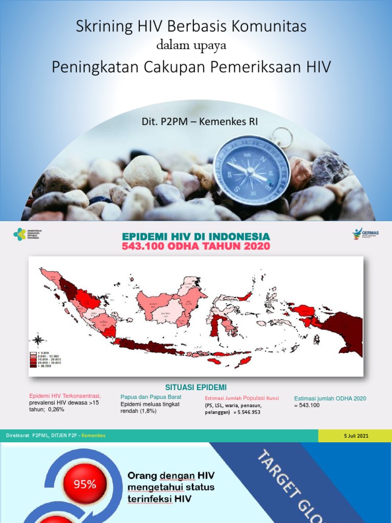 Memantau dan mengevaluasi program skrining HIV berbasis komunitas | PDF