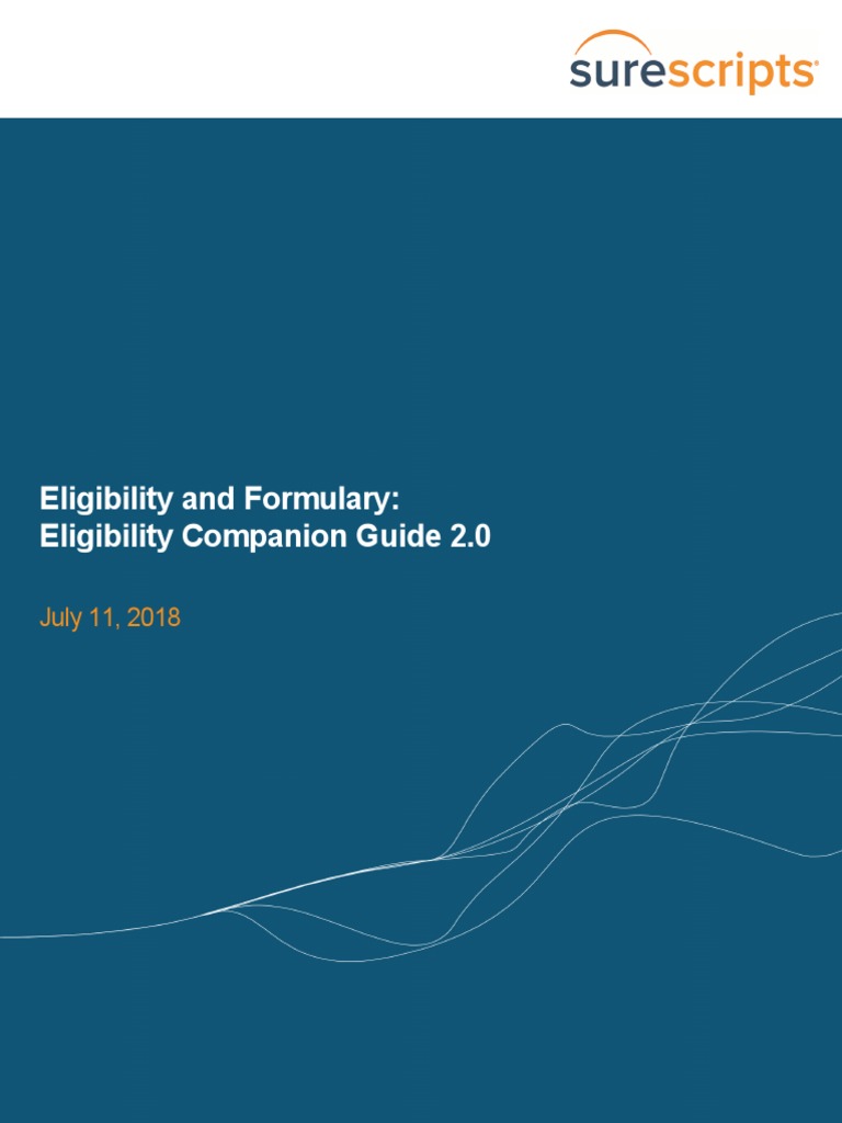 SureScript - Eligibility and Formulary | PDF | Computing