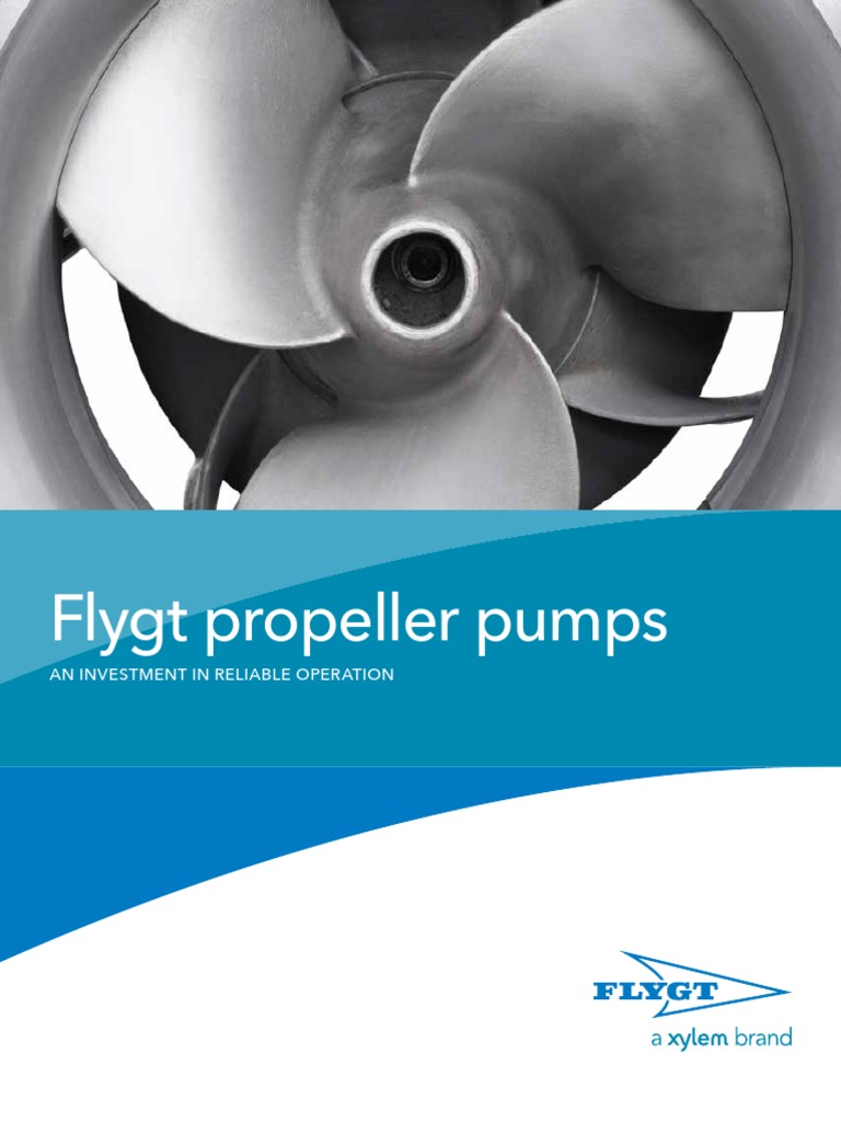 Flygt Propeller Pump | PDF | Pump | Electric Motor