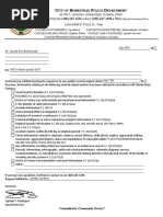 California Vehicle Pursuit Report Form | PDF | California Highway ...