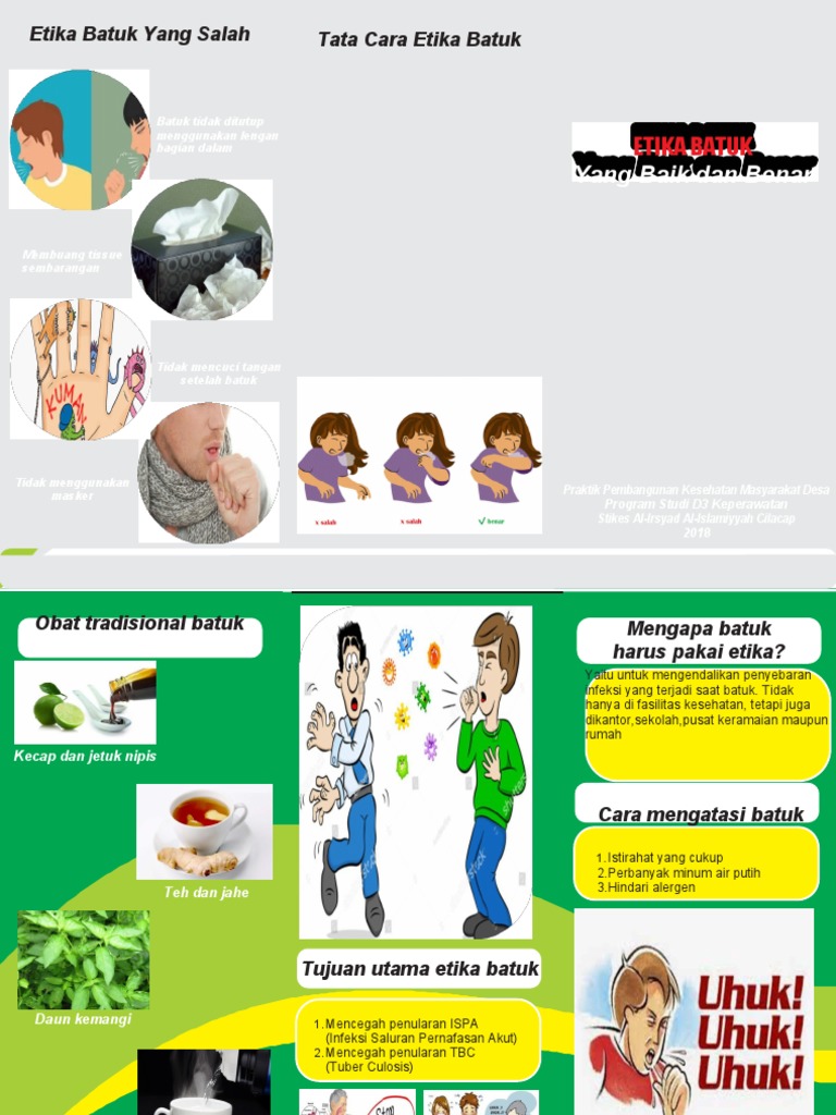 Etika Batuk untuk Cegah Penyebaran Infeksi | PDF
