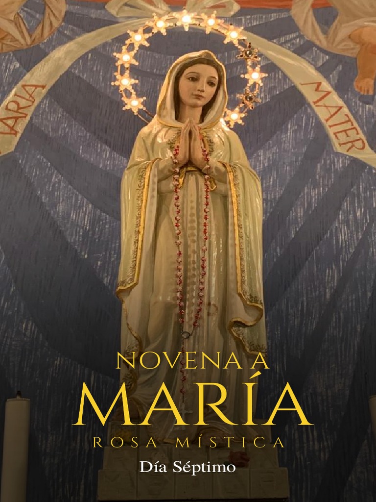 Séptimo Día de La Novena A María Rosa Mística | PDF | María, madre de ...