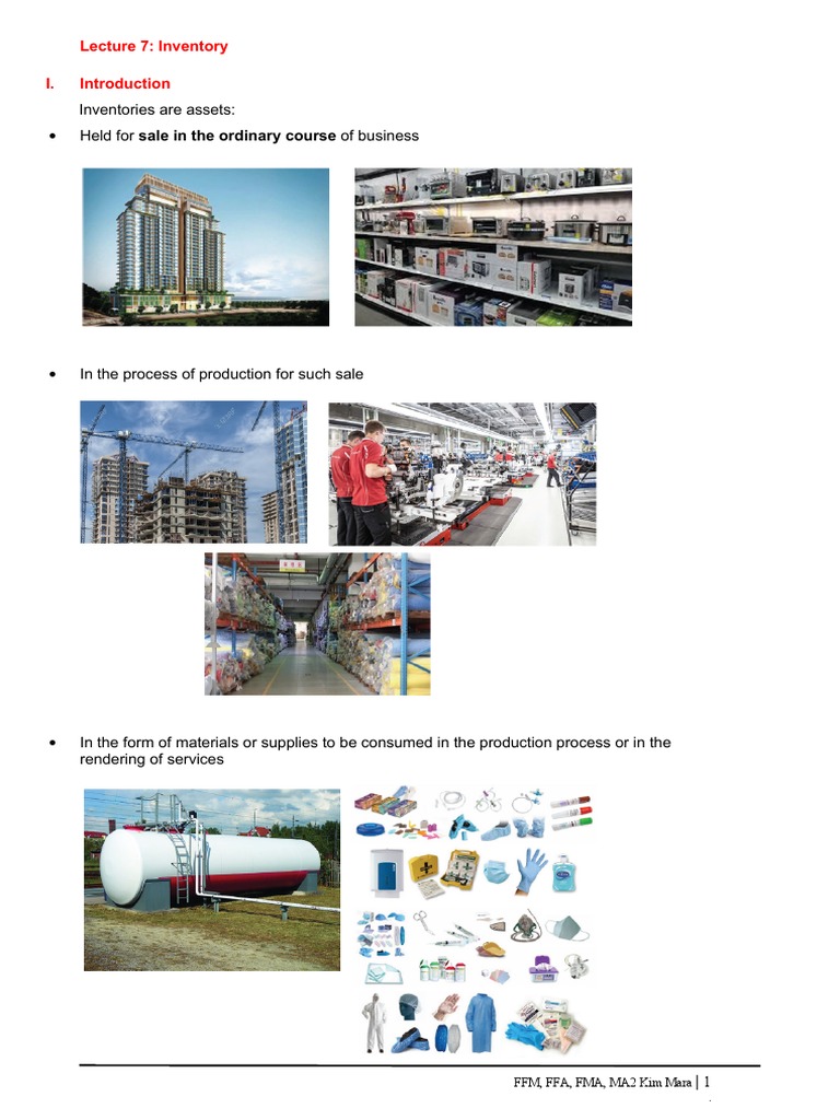 Chapter 7 Inventory (Part 1) | PDF | Inventory | Cost Of Goods Sold