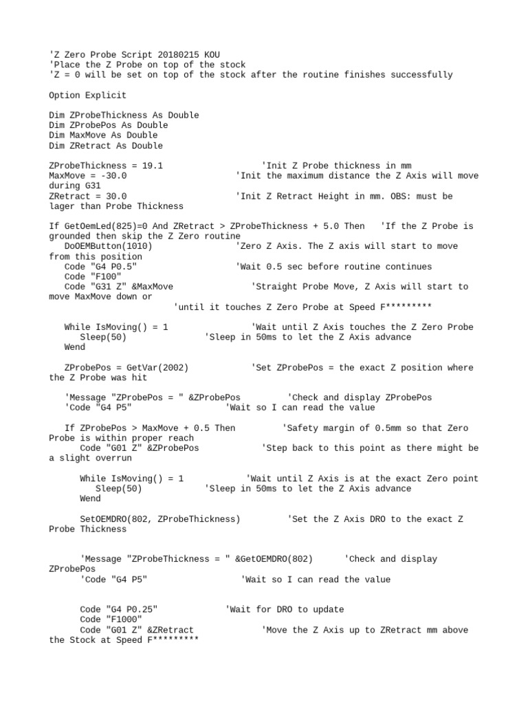 Z Probe | PDF | Computing | Computer Science