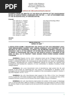 Resolution Requesting Financial Assistance | PDF | Atmospheric ...