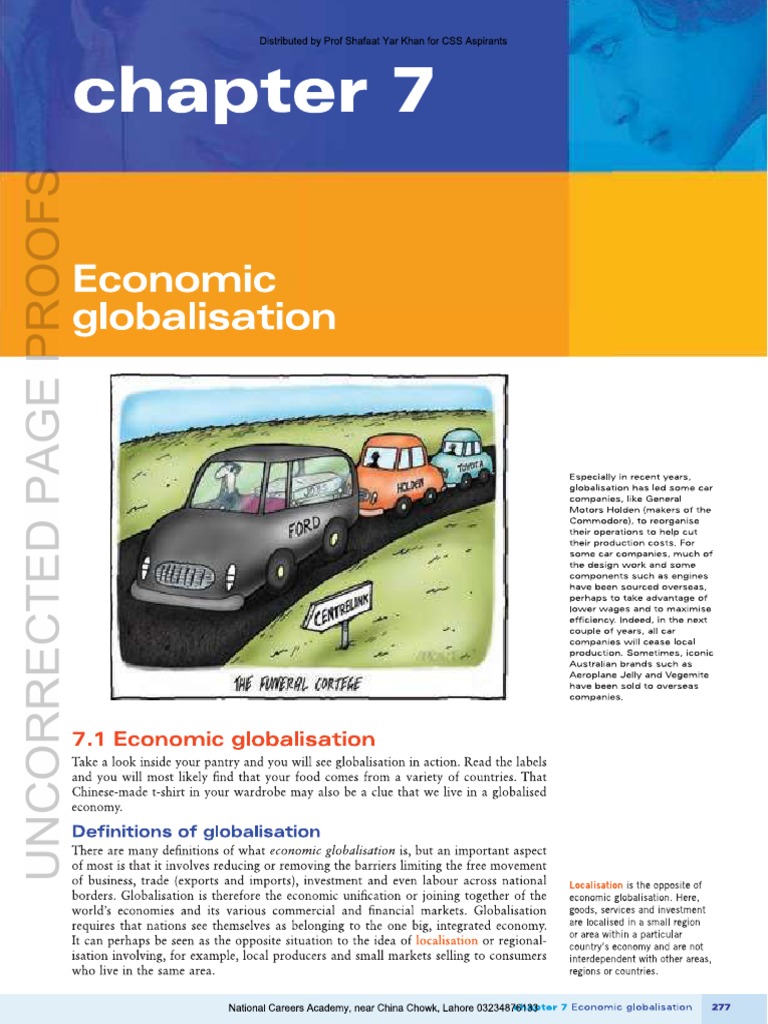 Economic Globalisation | PDF