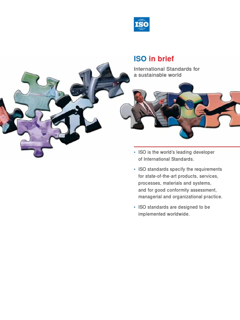 Iso in Brief | PDF | Standardization | Standards Organization